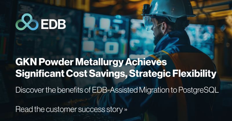 #edbpostgresai #justsolveitwithpostgres #databasemigration #postgresql ... #edbpostgresai #justsolveitwithpostgres #databasemigration #postgresql ...