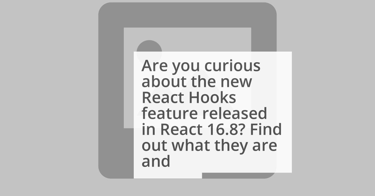 React Jobs on LinkedIn: Introduction to React Hooks: What They Are and ... React Jobs on LinkedIn: Introduction to React Hooks: What They Are and ...