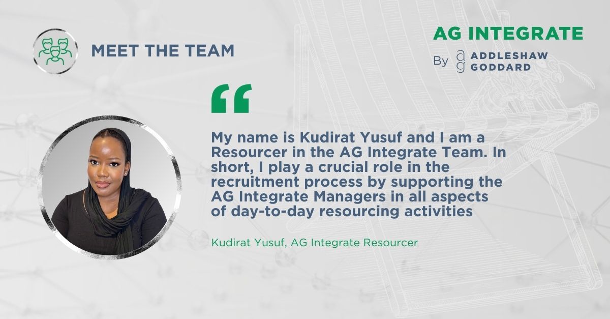 Kudirat Yusuf on AG Integrate's values | AG Integrate by Addleshaw ... Kudirat Yusuf on AG Integrate's values | AG Integrate by Addleshaw ...