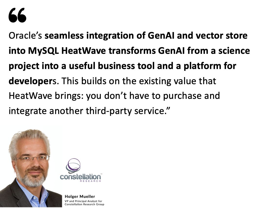 Nick Mader on LinkedIn: #oraclepartnernetwork #mysql #oci #genai Nick Mader on LinkedIn: #oraclepartnernetwork #mysql #oci #genai