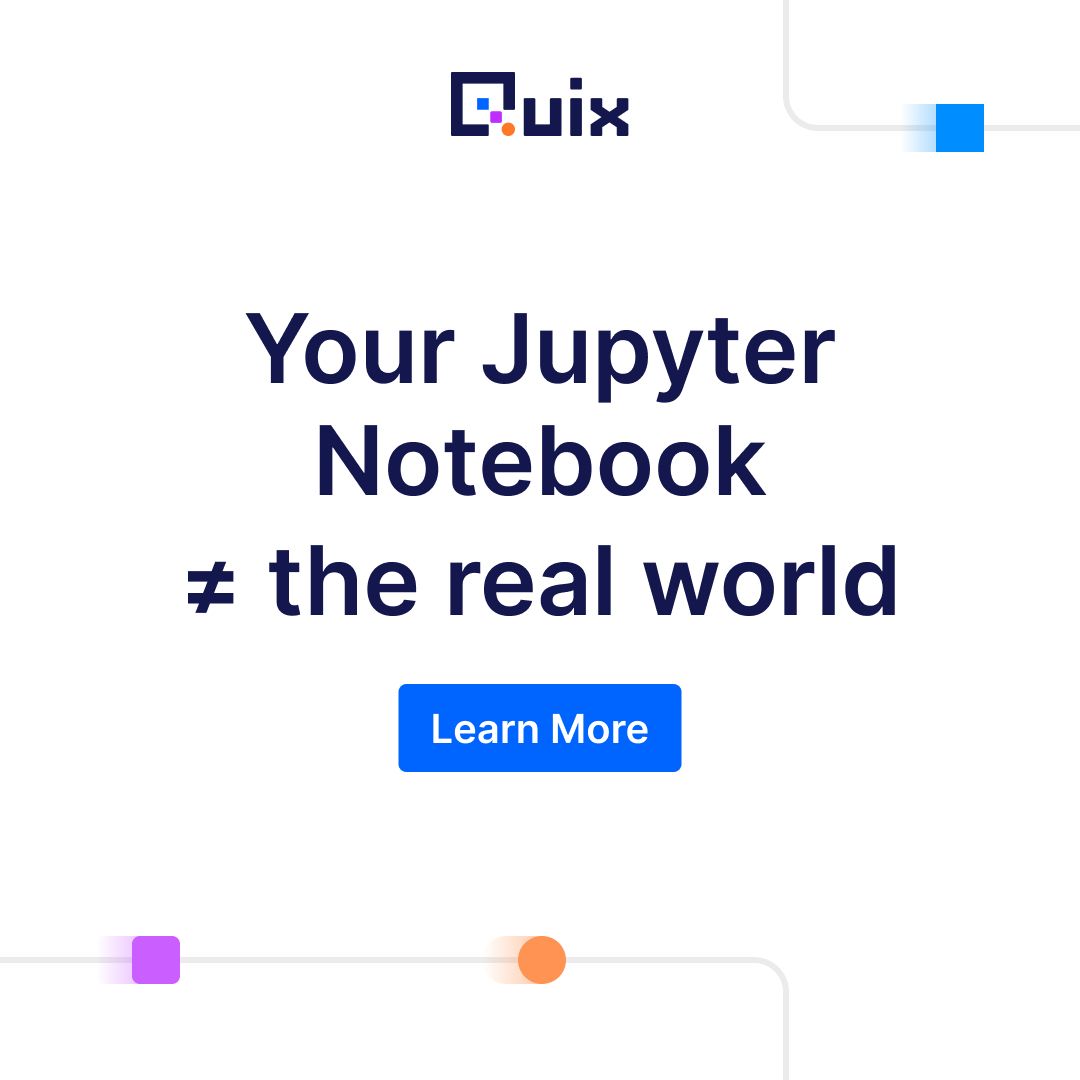 Quix on LinkedIn: Quix | Data integration, simplified Quix on LinkedIn: Quix | Data integration, simplified