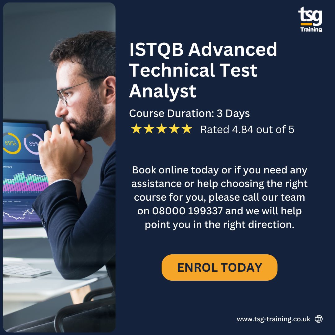 TSG Training Ltd on LinkedIn: #softwaretesting #istqbadvanced # ... TSG Training Ltd on LinkedIn: #softwaretesting #istqbadvanced # ...