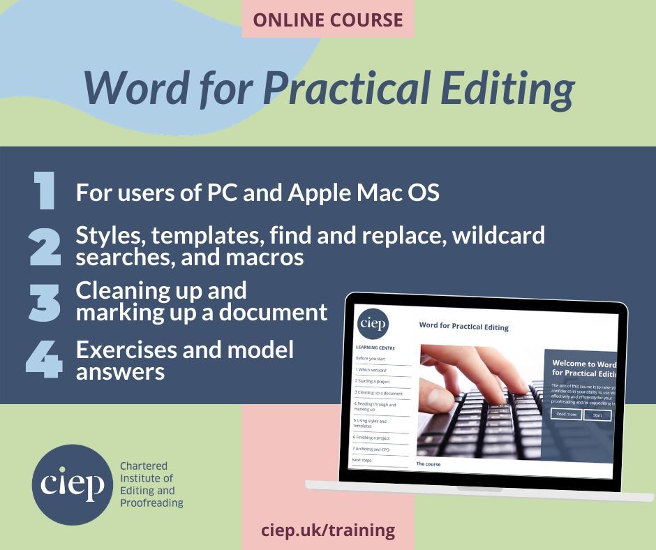 Chartered Institute of Editing and Proofreading (CIEP) di LinkedIn ... Chartered Institute of Editing and Proofreading (CIEP) di LinkedIn ...