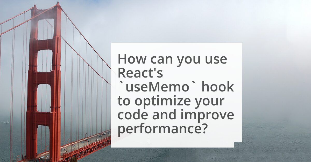 React Jobs on LinkedIn: React `UseMemo` React Jobs on LinkedIn: React `UseMemo`