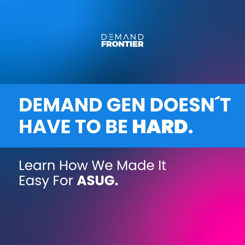 Demand Frontier on LinkedIn: ASUG case study - Demand Frontier Demand Frontier on LinkedIn: ASUG case study - Demand Frontier