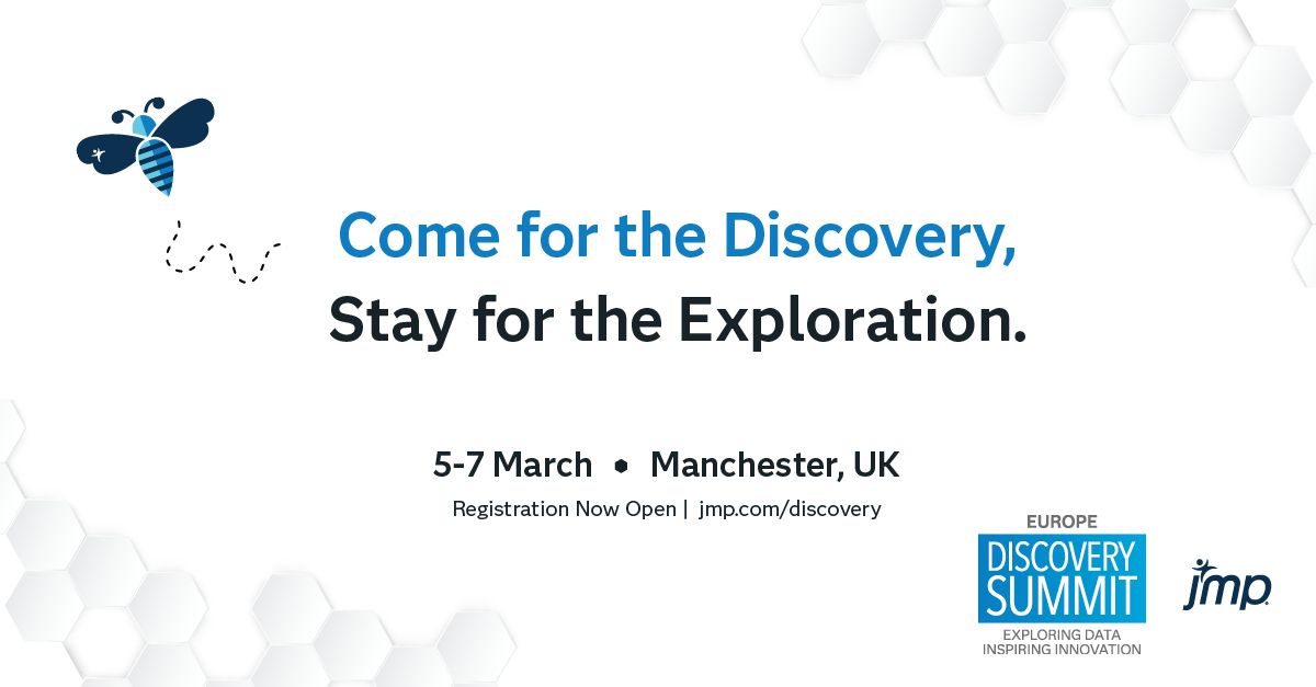 JMP on LinkedIn: #jmpdiscoverysummit JMP on LinkedIn: #jmpdiscoverysummit
