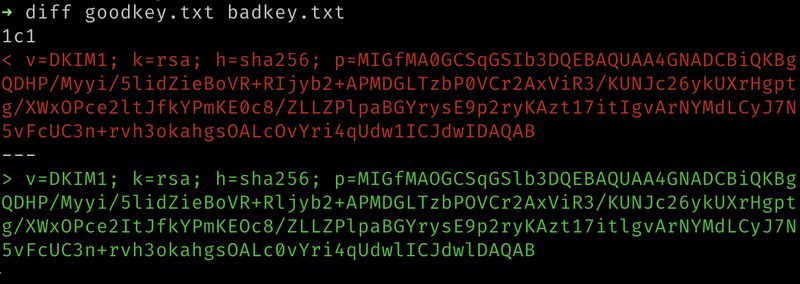 Laura A. on LinkedIn: Comparing DKIM keys Laura A. on LinkedIn: Comparing DKIM keys
