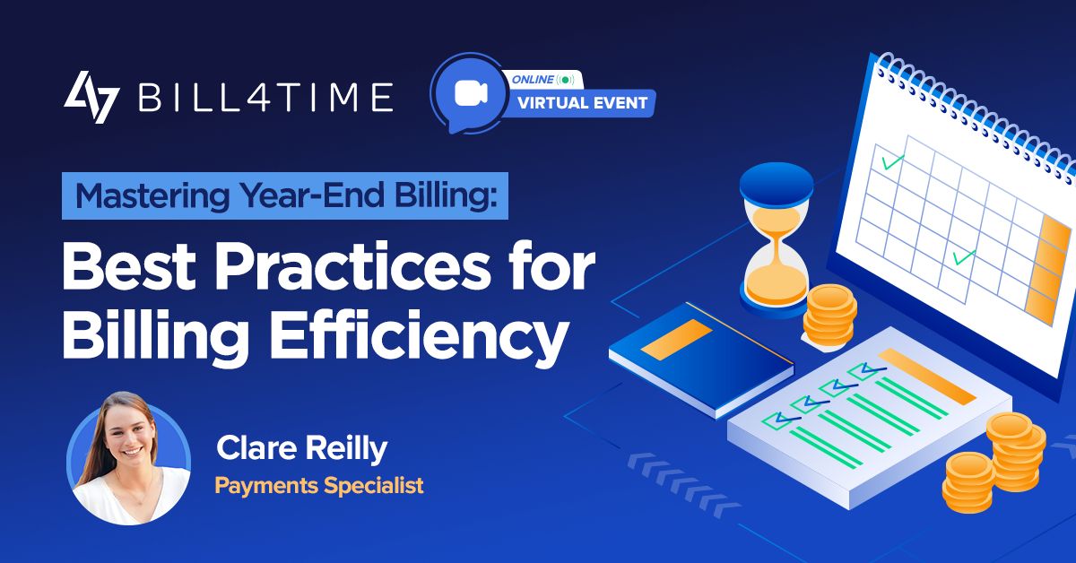 Learn Year-End Billing with Bill4Time | Bill4Time posted on the topic ... Learn Year-End Billing with Bill4Time | Bill4Time posted on the topic ...