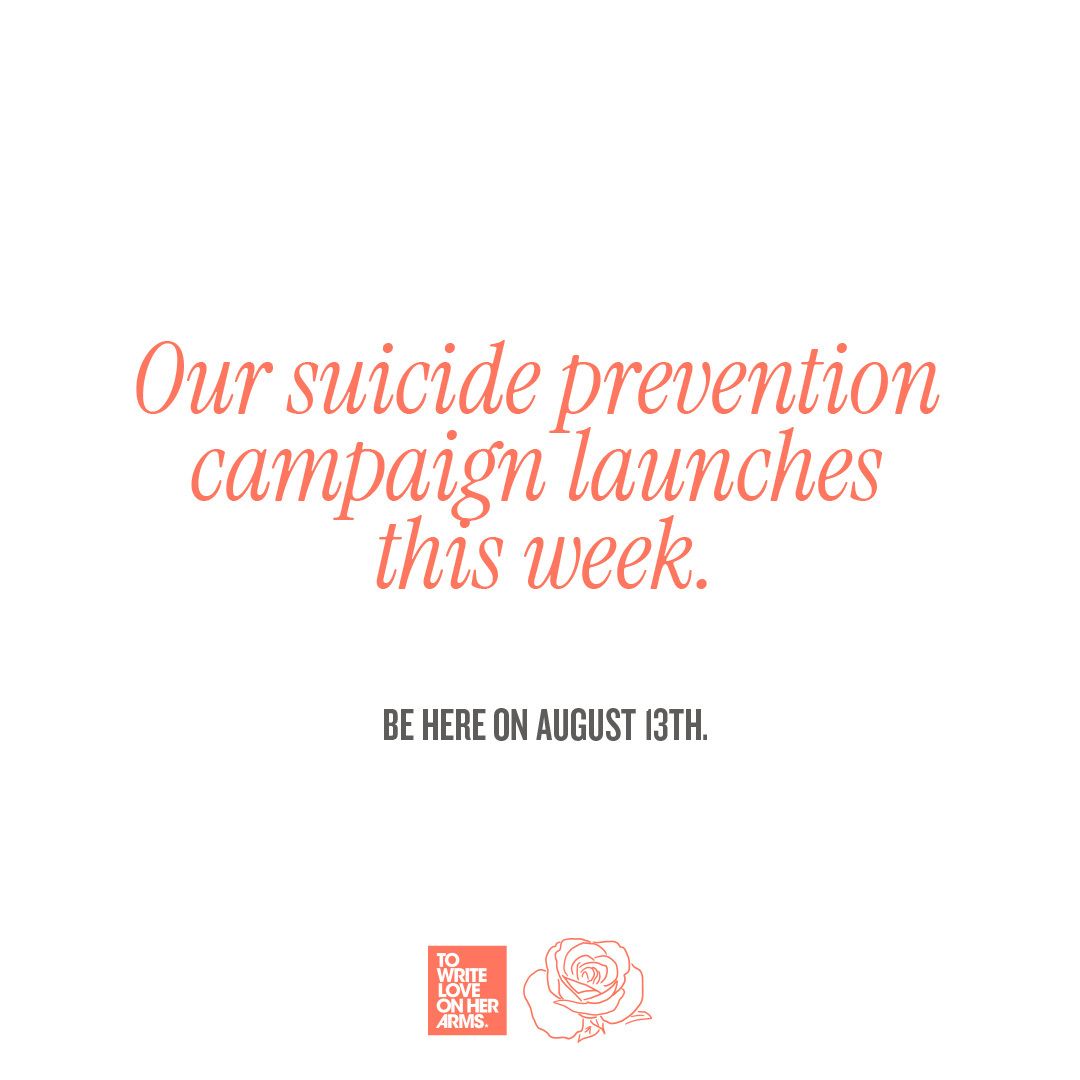 TWLOHA on LinkedIn: Our suicide prevention campaign is almost here ... TWLOHA on LinkedIn: Our suicide prevention campaign is almost here ...