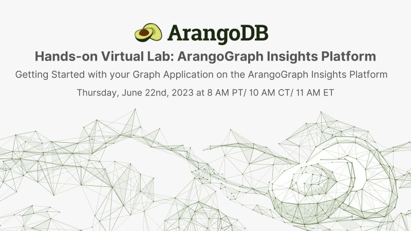 ArangoDB on LinkedIn: 2023.06 Webinar: Hands-on Virtual Lab: ArangoDB ... ArangoDB on LinkedIn: 2023.06 Webinar: Hands-on Virtual Lab: ArangoDB ...