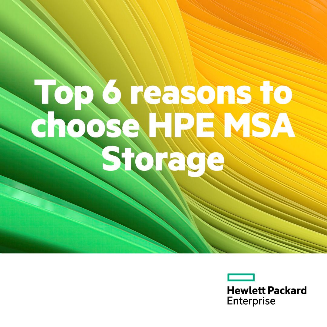 Chris Neumeyer, MBA on LinkedIn: Top 6 reasons to choose HPE MSA Storage Chris Neumeyer, MBA on LinkedIn: Top 6 reasons to choose HPE MSA Storage