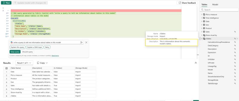 Acunor on LinkedIn: Microsoft Fabric Copilot to write DAX queries in ... Acunor on LinkedIn: Microsoft Fabric Copilot to write DAX queries in ...