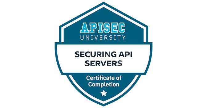 Amit Birajdar on LinkedIn: Securing API Servers was issued by APIsec ... Amit Birajdar on LinkedIn: Securing API Servers was issued by APIsec ...