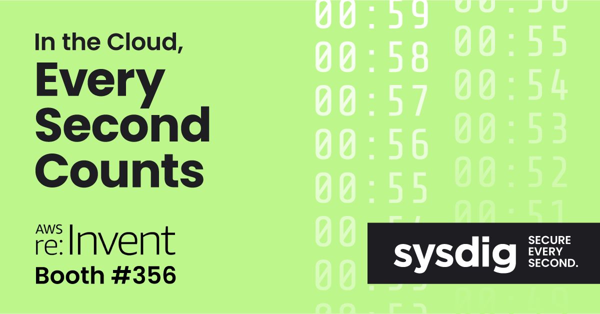 Philippe Darley on LinkedIn: Sysdig at AWS re:Invent 2023 Philippe Darley on LinkedIn: Sysdig at AWS re:Invent 2023