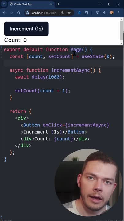 Coding in Flow on LinkedIn: How closures can cause stale useState ... Coding in Flow on LinkedIn: How closures can cause stale useState ...