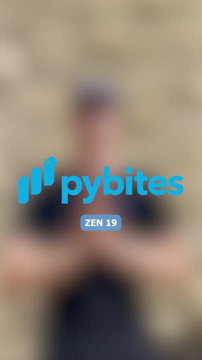 Pybites on LinkedIn: Zen of Python 19: Pybites on LinkedIn: Zen of Python 19: