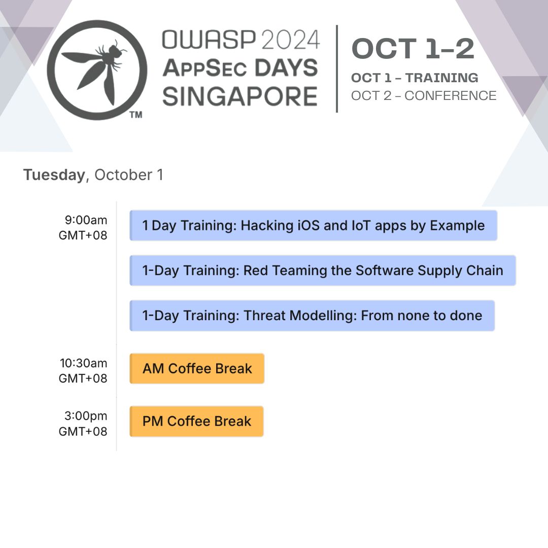 OWASP® Foundation on LinkedIn: #singapore #appsec #owasp #hacking # ... OWASP® Foundation on LinkedIn: #singapore #appsec #owasp #hacking # ...