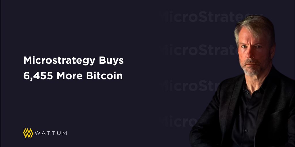 WATTUM on LinkedIn: MicroStrategy has purchased 6,455 more Bitcoin for ... WATTUM on LinkedIn: MicroStrategy has purchased 6,455 more Bitcoin for ...