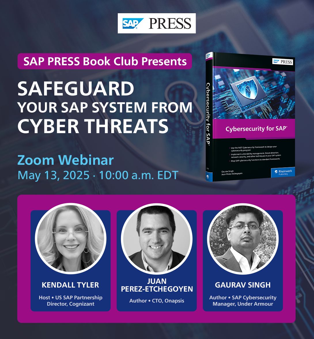#sappressbookclub #cybersecurity #sapsecurity | SAP PRESS Book Club #sappressbookclub #cybersecurity #sapsecurity | SAP PRESS Book Club