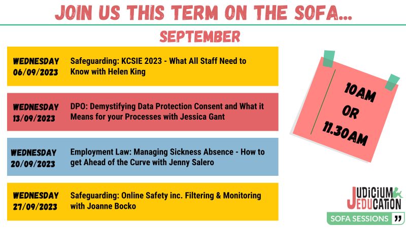 Judicium Education on LinkedIn: Join us this September at a Judicium ... Judicium Education on LinkedIn: Join us this September at a Judicium ...