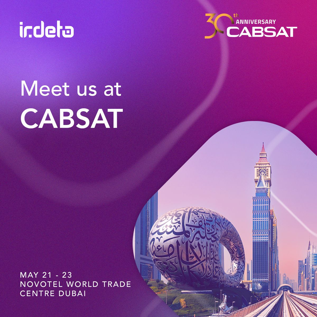 Irdeto on LinkedIn: Meet us at CABSAT 2024 Irdeto on LinkedIn: Meet us at CABSAT 2024