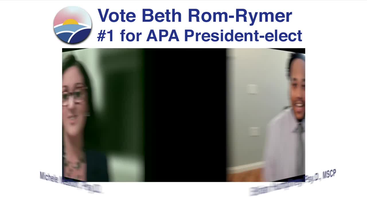 Dr. Beth Rom-Rymer on LinkedIn: Vote for Beth for APA President-Elect ... Dr. Beth Rom-Rymer on LinkedIn: Vote for Beth for APA President-Elect ...
