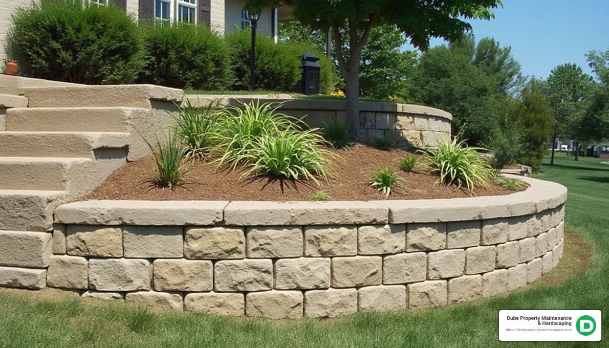 Dube Property Maintenace & Hardscaping on LinkedIn: Concrete Retaining ... Dube Property Maintenace & Hardscaping on LinkedIn: Concrete Retaining ...
