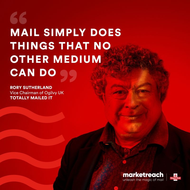 Ogilvy's Rory Sutherland has Totally Mailed It! | Shaun McMurray Ogilvy's Rory Sutherland has Totally Mailed It! | Shaun McMurray