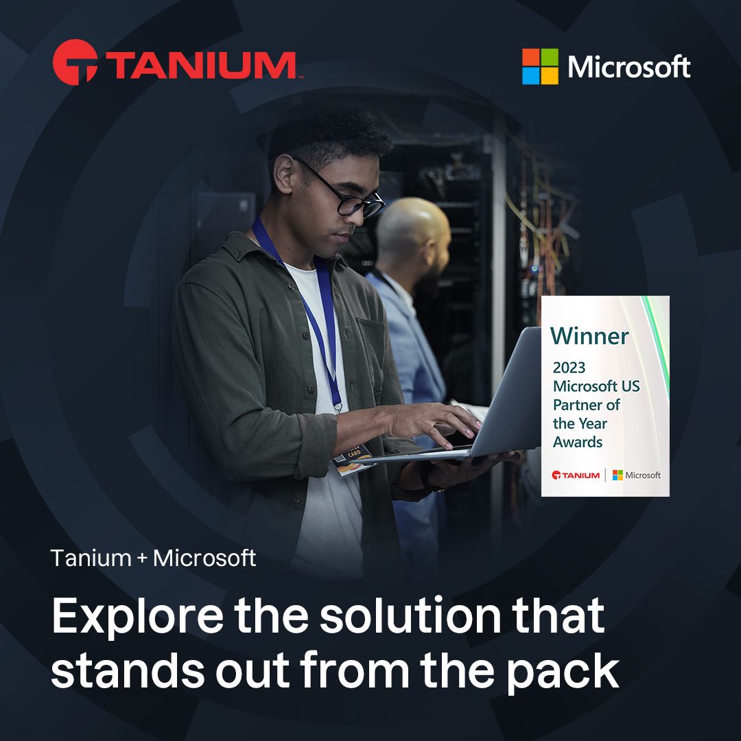 Tanium on LinkedIn: Microsoft Partner Spotlight | Tanium Tanium on LinkedIn: Microsoft Partner Spotlight | Tanium