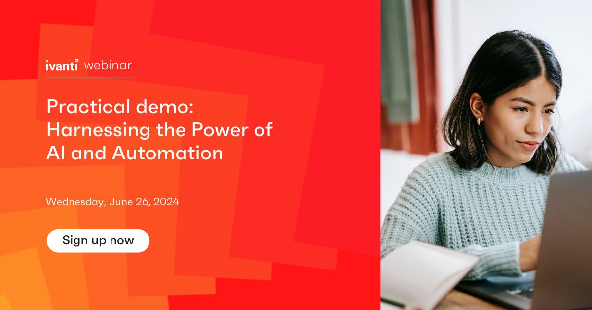 Michael Maley on LinkedIn: Ivanti Practical Demo Webinar Michael Maley on LinkedIn: Ivanti Practical Demo Webinar