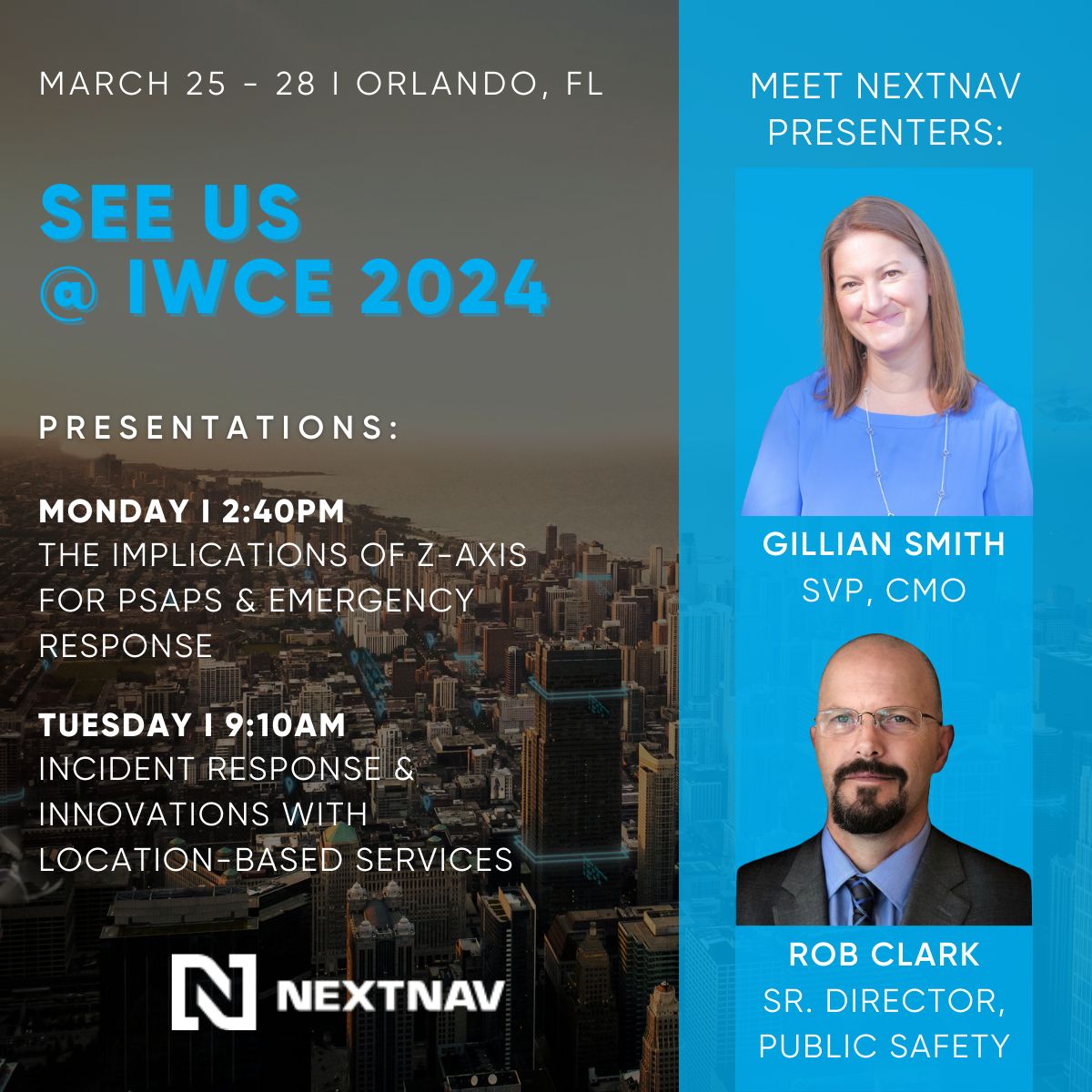 NextNav on LinkedIn: Will you be at IWCE 2024? If so stop by booth #330 ... NextNav on LinkedIn: Will you be at IWCE 2024? If so stop by booth #330 ...