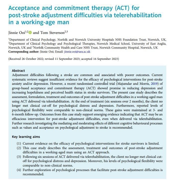BABCP Journals on LinkedIn: tCBT New paper: Acceptance and commitment ... BABCP Journals on LinkedIn: tCBT New paper: Acceptance and commitment ...