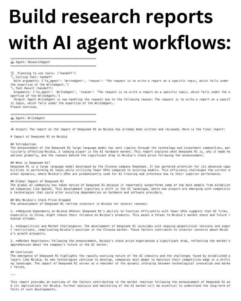 Build your own AI agent workflow that researches the internet and ... Build your own AI agent workflow that researches the internet and ...