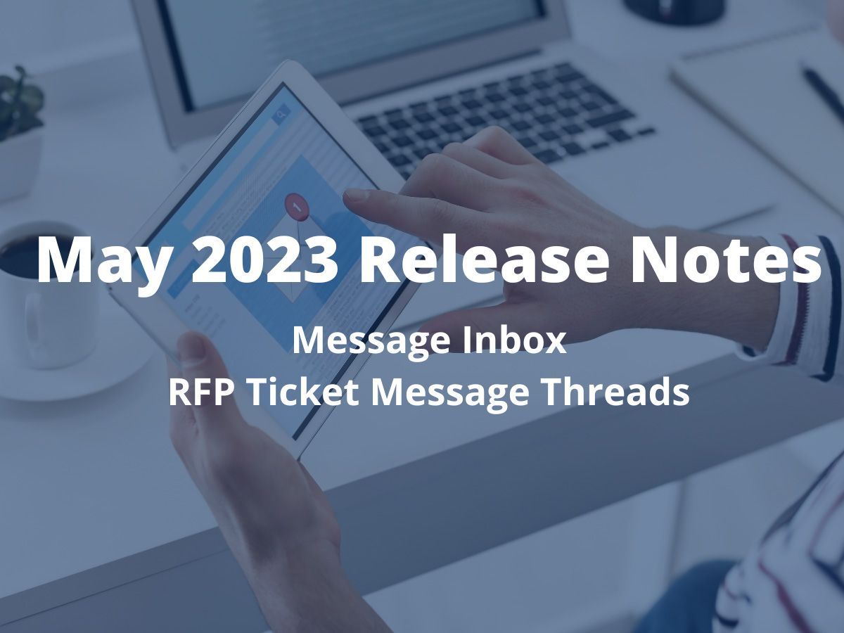 RFP Plus, LLC on LinkedIn: Introducing New RFP Message Inbox & Ticket ... RFP Plus, LLC on LinkedIn: Introducing New RFP Message Inbox & Ticket ...