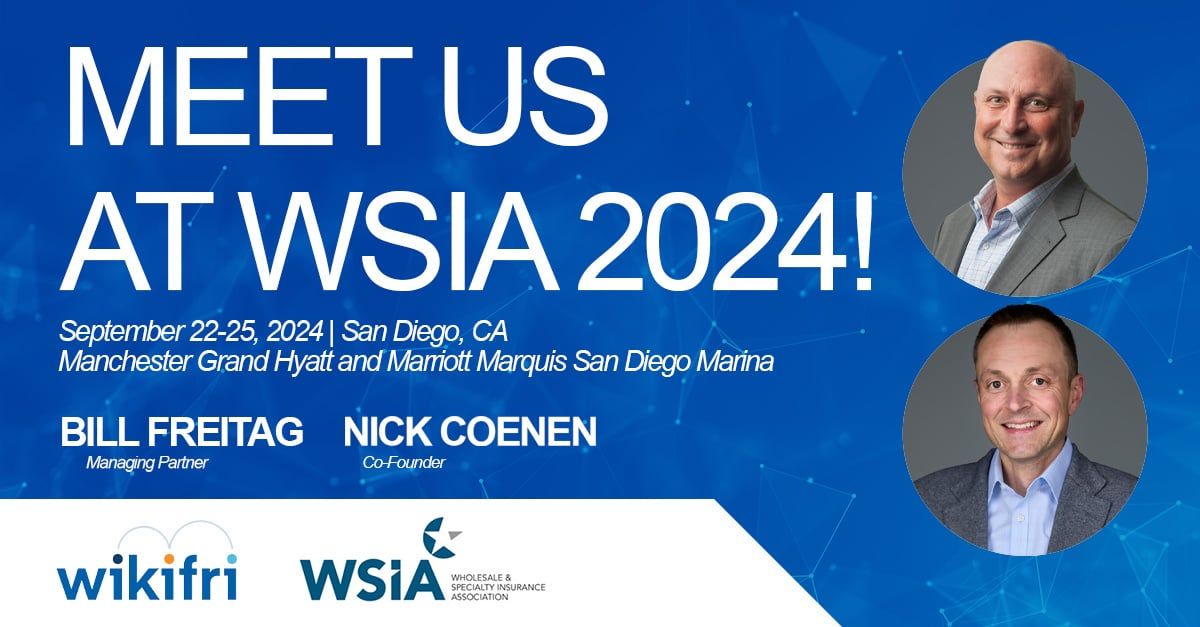 Wikifri on LinkedIn: Are you attending WSIA (Wholesale & Specialty ... Wikifri on LinkedIn: Are you attending WSIA (Wholesale & Specialty ...