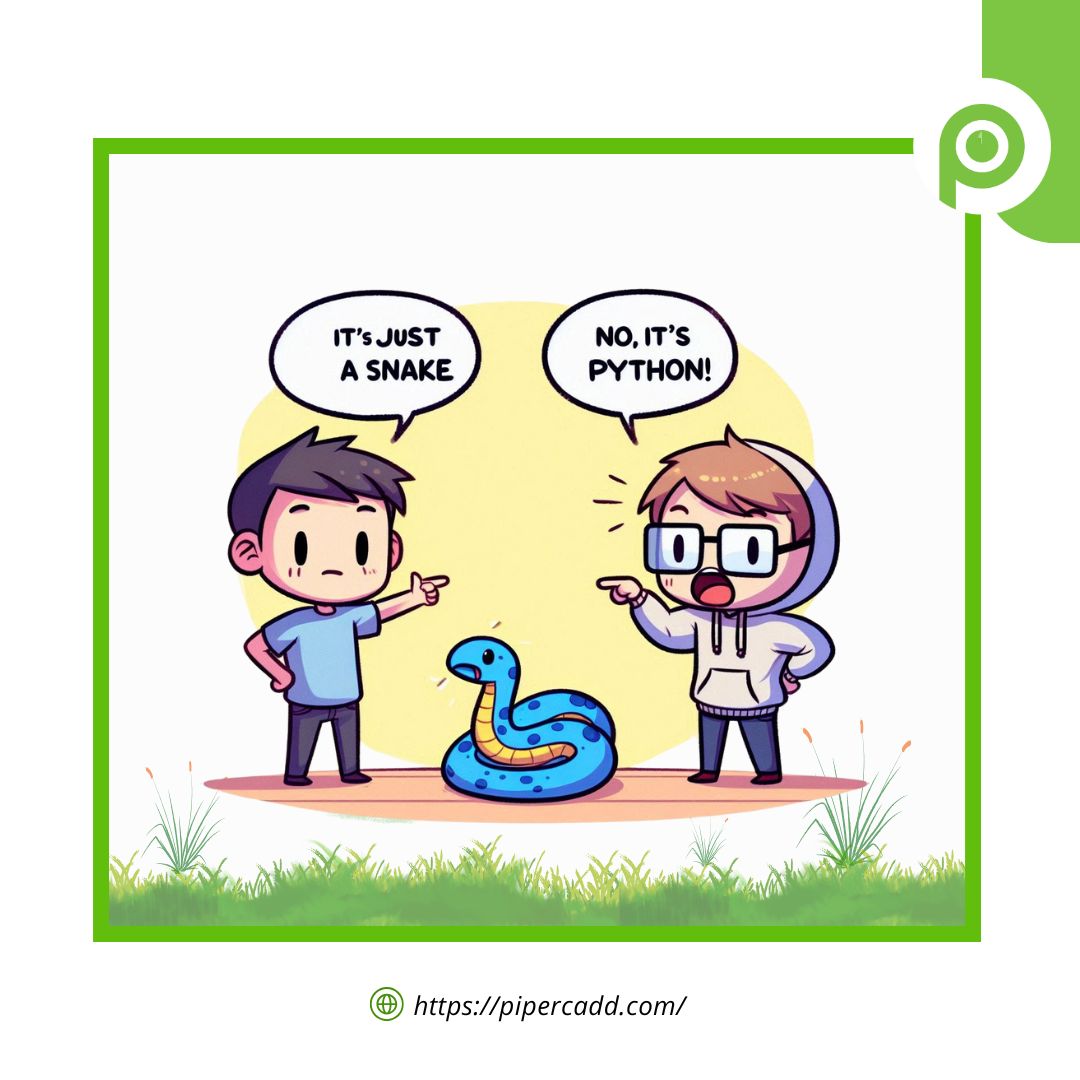 Piper CADD on LinkedIn: #pythonprogramming #codinghumor #techmemes # ... Piper CADD on LinkedIn: #pythonprogramming #codinghumor #techmemes # ...
