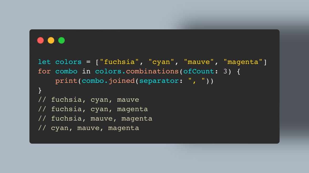 Majid Jabrayilov on LinkedIn: The Swift Algorithms package provides us ... Majid Jabrayilov on LinkedIn: The Swift Algorithms package provides us ...
