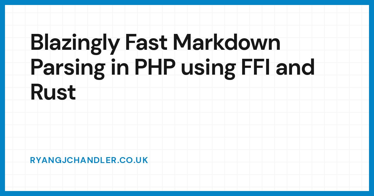 A nice example of using FFI in PHP to enhance the performance | Kamil ... A nice example of using FFI in PHP to enhance the performance | Kamil ...