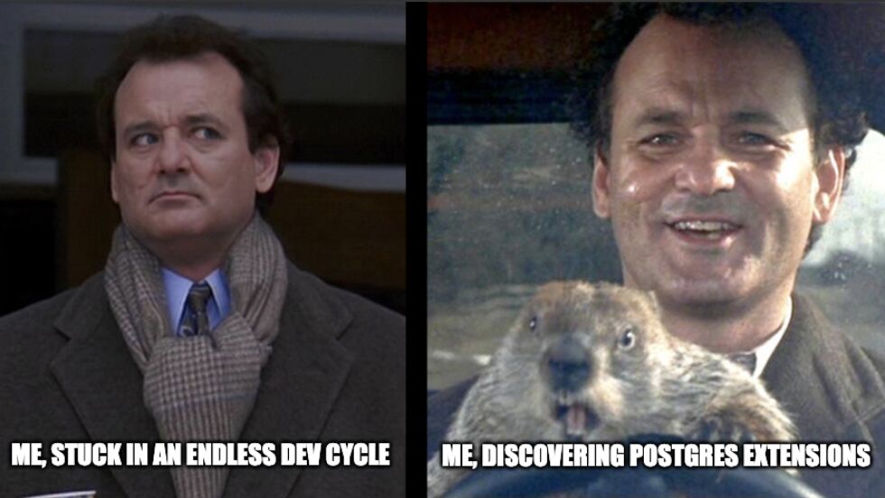 Behshad Behnam on LinkedIn: #groundhogday #postgres #innovation #devlife Behshad Behnam on LinkedIn: #groundhogday #postgres #innovation #devlife