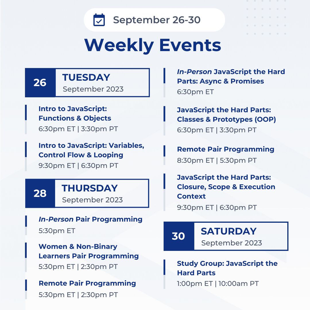 Codesmith on LinkedIn: #javascript Codesmith on LinkedIn: #javascript