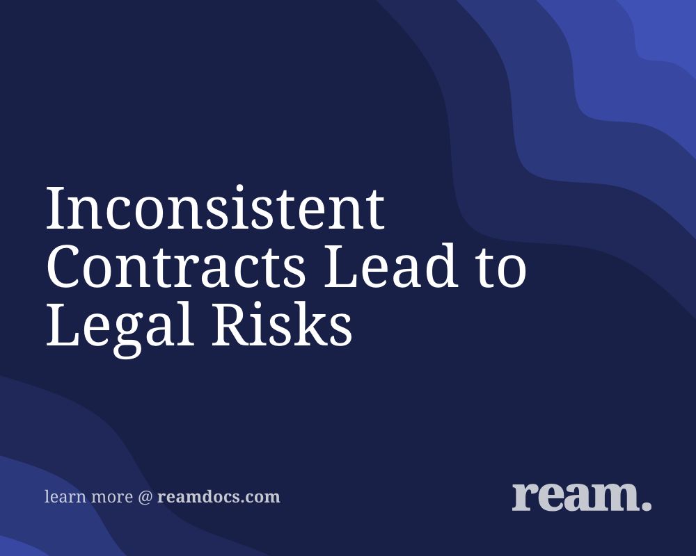 Ream on LinkedIn: Ensuring consistency in clauses and terminology is ... Ream on LinkedIn: Ensuring consistency in clauses and terminology is ...