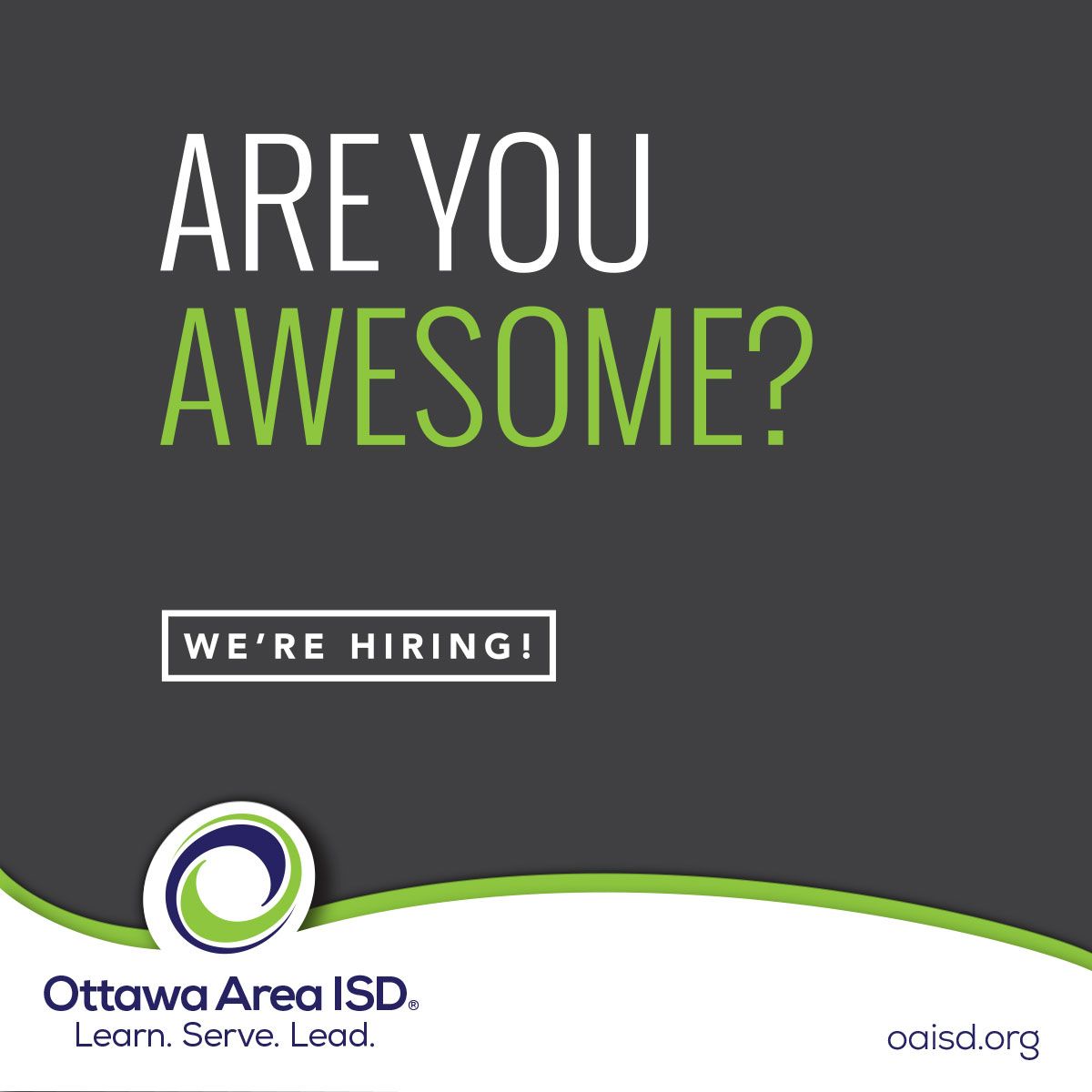 Ottawa Area ISD on LinkedIn: #hiring #nowhiring Ottawa Area ISD on LinkedIn: #hiring #nowhiring