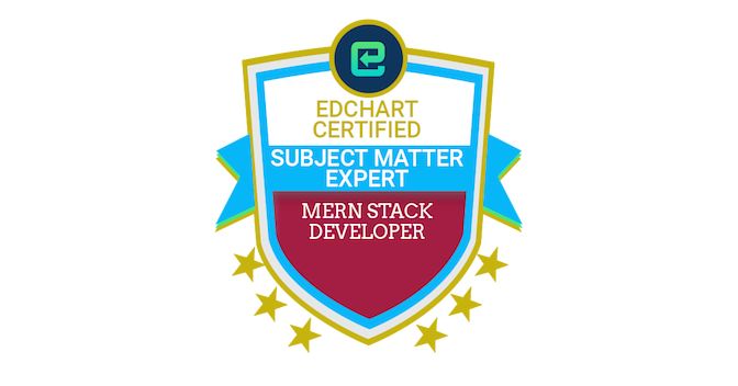 Cesar M. on LinkedIn: Edchart Certified Mern Stack Developer Subject ... Cesar M. on LinkedIn: Edchart Certified Mern Stack Developer Subject ...