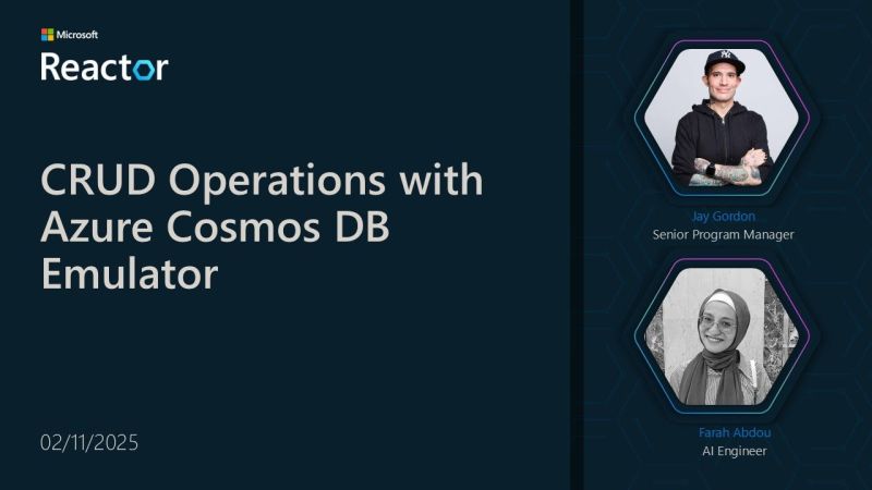 CRUD Operations with Azure Cosmos DB Emulator | Azure Cosmos DB CRUD Operations with Azure Cosmos DB Emulator | Azure Cosmos DB