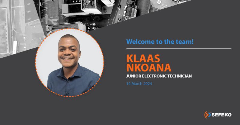 Welcome to the @Sefeko (Pty) Ltd team Klaas Nkoana! | Sefeko (Pty) Ltd Welcome to the @Sefeko (Pty) Ltd team Klaas Nkoana! | Sefeko (Pty) Ltd