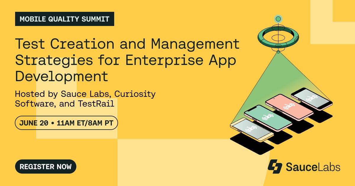 Sauce Labs on LinkedIn: #softwaretesting #testingtools #devops Sauce Labs on LinkedIn: #softwaretesting #testingtools #devops