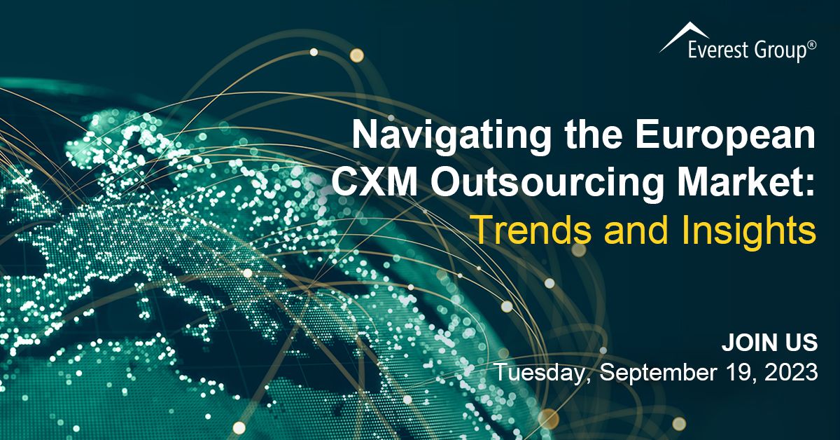Everest Group on LinkedIn: Navigating the European CXM Outsourcing ... Everest Group on LinkedIn: Navigating the European CXM Outsourcing ...