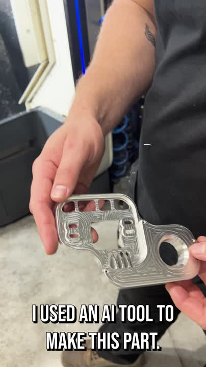 CloudNC on LinkedIn: I Made This Part Using AI CloudNC on LinkedIn: I Made This Part Using AI