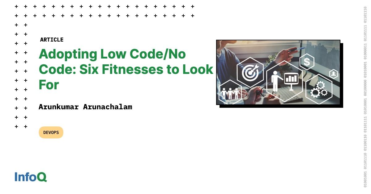InfoQ on LinkedIn: #icymi #nocode #lowcode #infoq #devops InfoQ on LinkedIn: #icymi #nocode #lowcode #infoq #devops