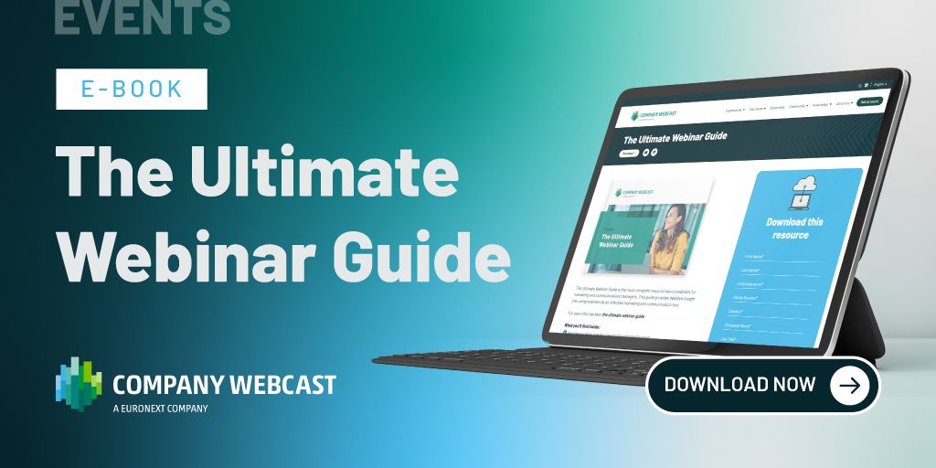 Company Webcast, a Euronext Company on LinkedIn: The Ultimate Webinar ... Company Webcast, a Euronext Company on LinkedIn: The Ultimate Webinar ...